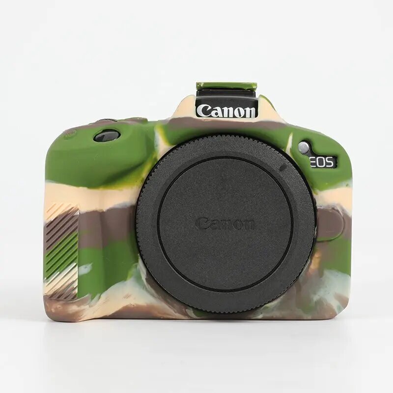 Силиконовый чехол для Canon EOS R50, Camouflage