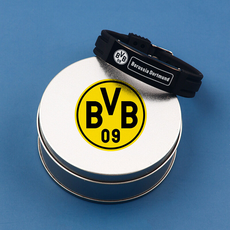 ✅Браслет с подарочной коробкой: Футбольная команда Реал Мадрид, Барселона, Ливерпуль, Манчестер Юнайтед, Челси, Милан, Ювентус, Бавария, Париж