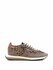 Кроссовки Leopard-print lace-up sneakers