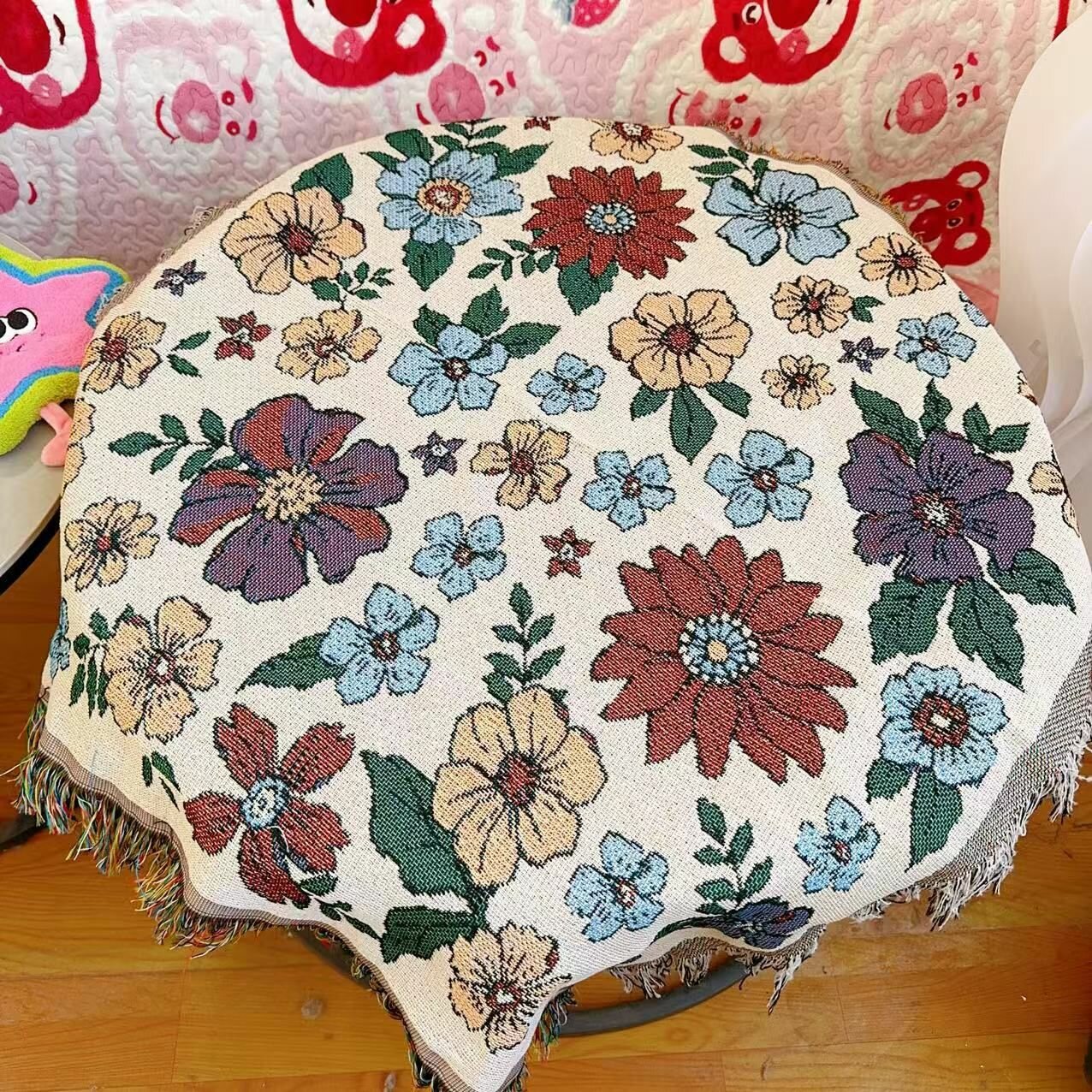 Французская романтическая накидка на диван 90x180 см антипылевая защита, декоративный плед! Для односпальных диванов и кресел