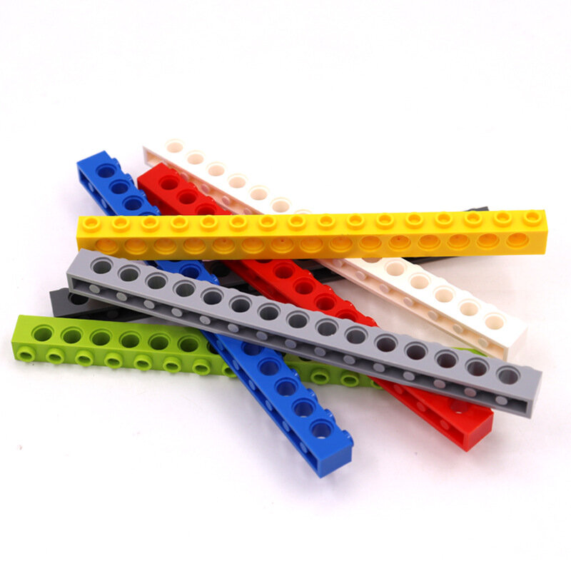 Технологический строительный блок с выпуклой балкой 3703 с отверстием кирпич маленькие частицы игрушки технологии