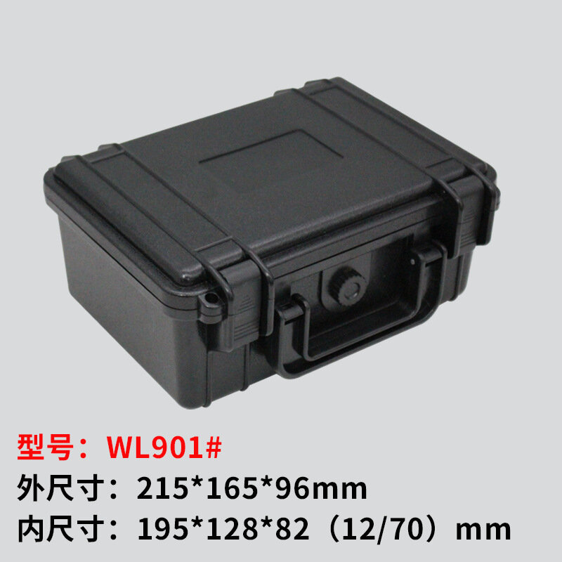 Утолщенный прецизионный инструмент, оборудование, безопасный тележечный кейс, домашнее хранение, водонепроницаемый и ударопрочный ручной пластиковый защитный ящик для инструментов