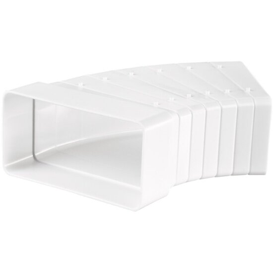 Колено Рвс 3-48" разноугловое горизонтальное для прямоугольных каналов 55*110 мм