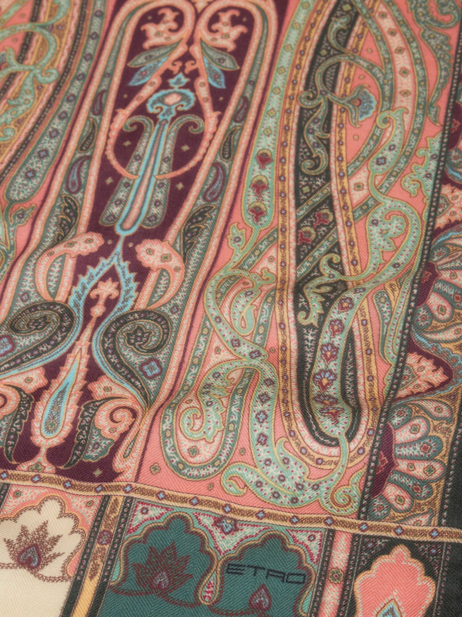 Шарф ETRO для женщин, one size, коричневый — фото 1