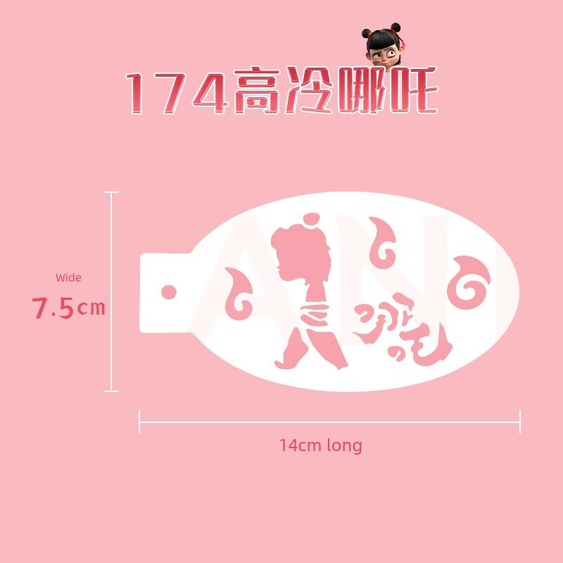 Набор для рисования на лице Anka Bella: многоцветная краска на водной основе, волшебный трафарет «Детский Нэчжа: Хаос и