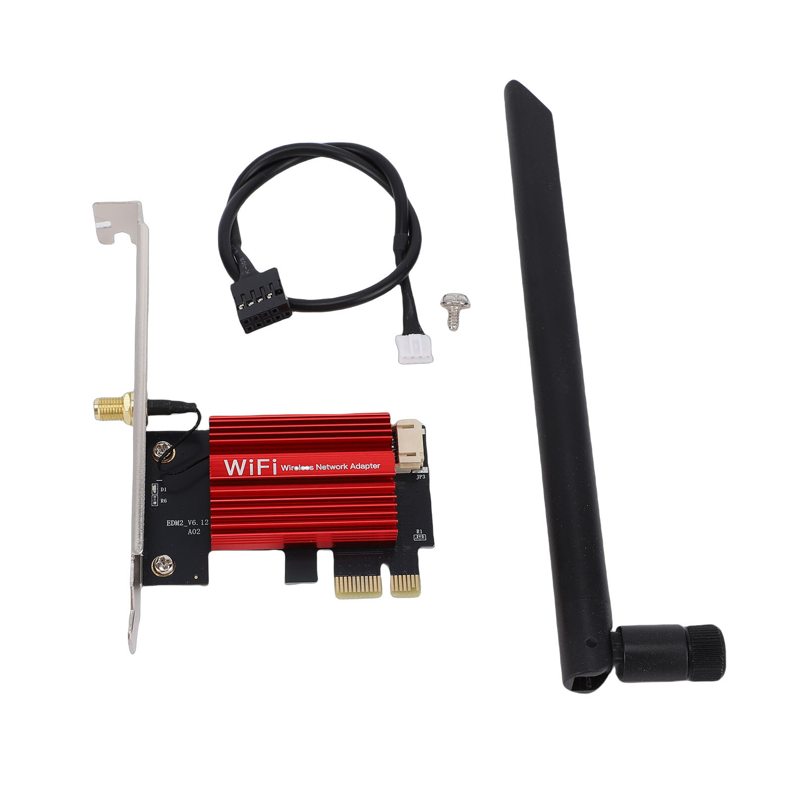 WiFi6E PCIe WiFi-карта 4174 Мбит/с, 3-диапазонный Bluetooth 5.2, беспроводной адаптер для ПК, настольного компьютера, сети, Windows 10, 11, Linux, антенна 8 дБ.