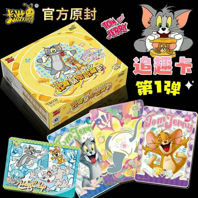 Карточная игра Карточки Том и Джерри Коллекционные карты Том и Джерри Happy Rivals Набор развлечений Tom Jerry Chasing