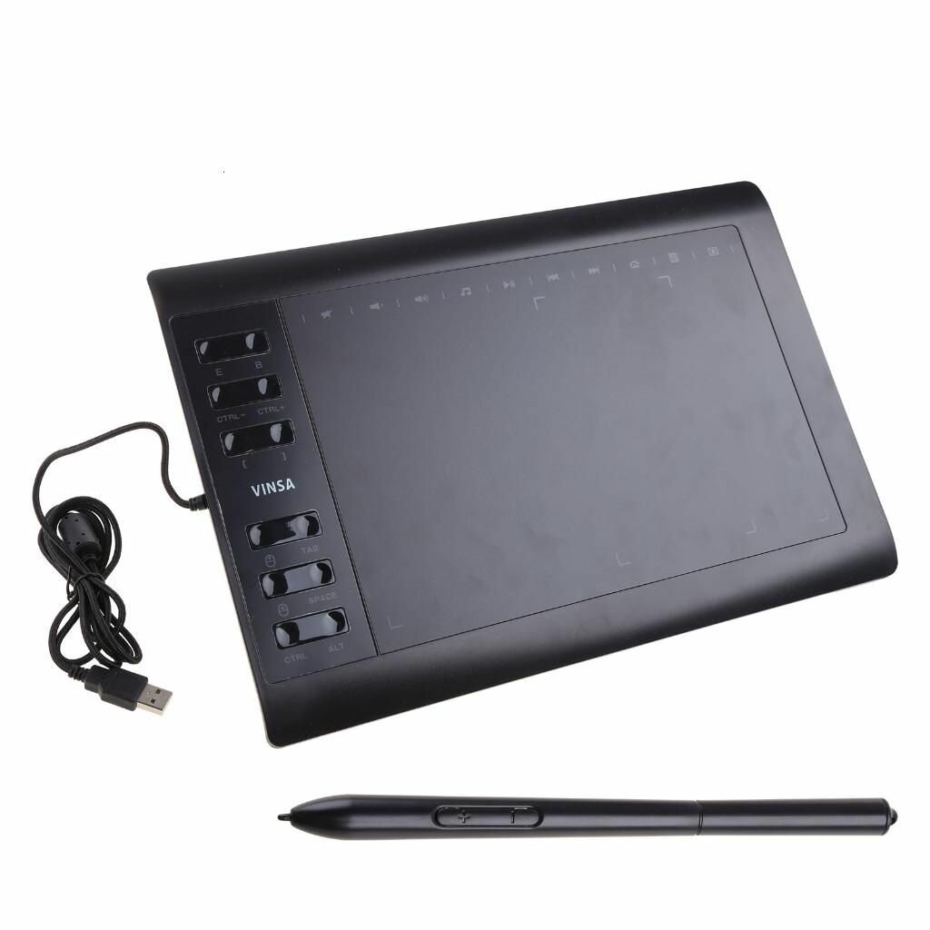 Графический планшет VINSA Digital с пером 8192 уровней нажатия, Комплектация 1