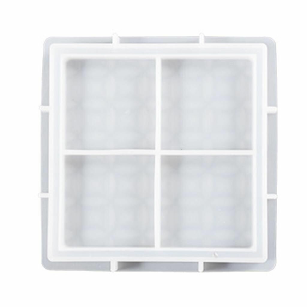 Силиконовые формы для цемента и смолы, - Квадратный