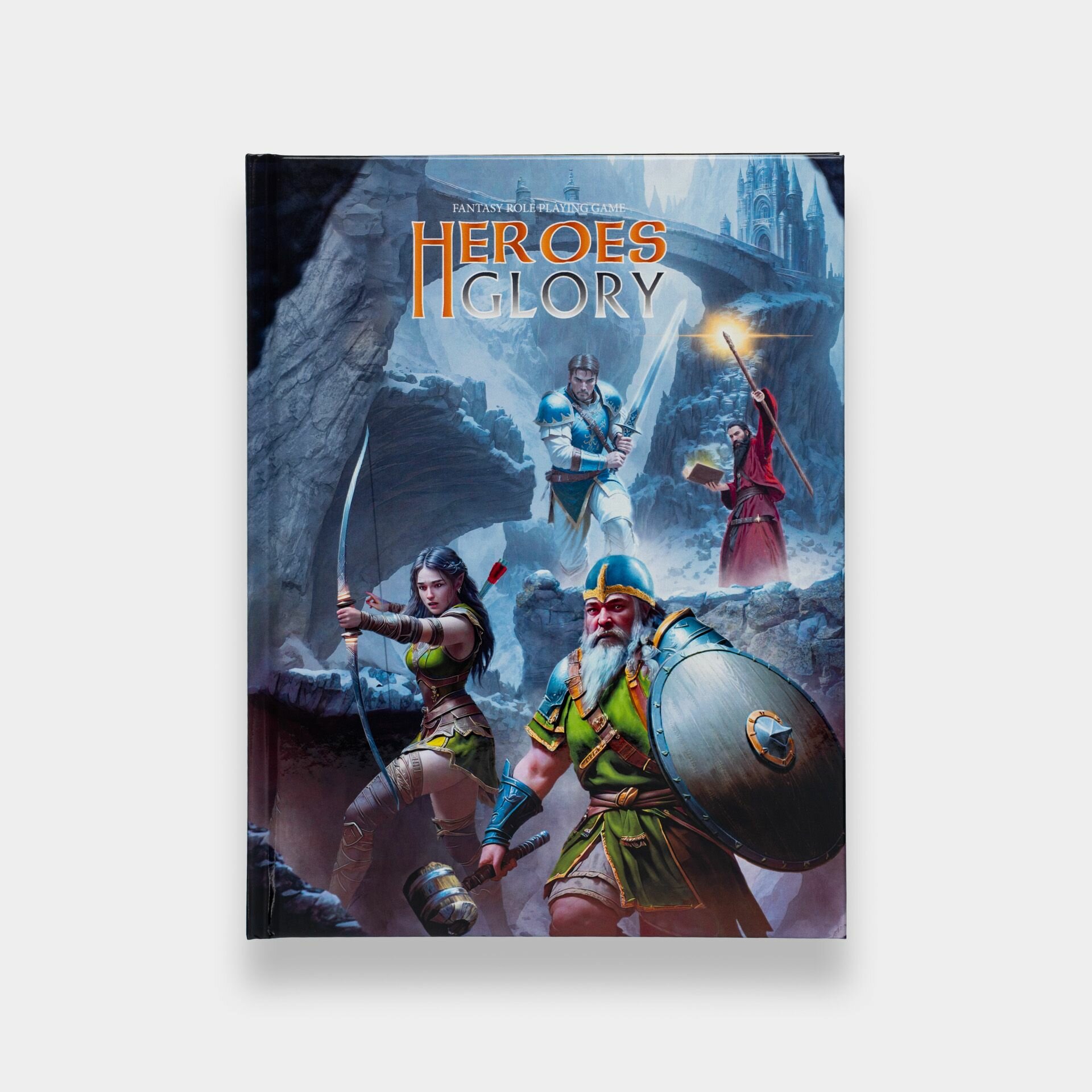 Heroes Glory: основная книга правил + 6 листов персонажей к настольной игре