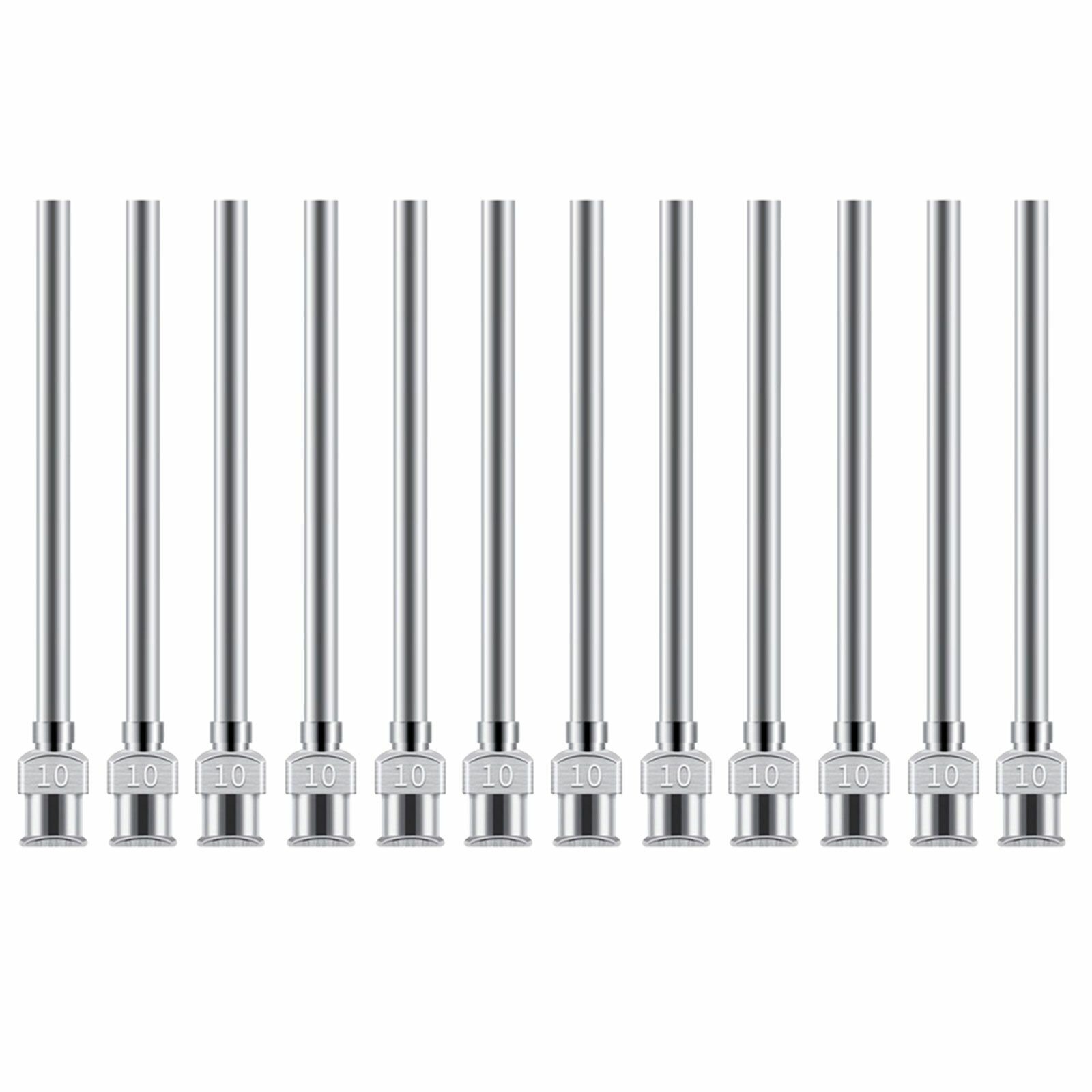 12 игл из нержавеющей стали 50 мм для точного нанесения клея