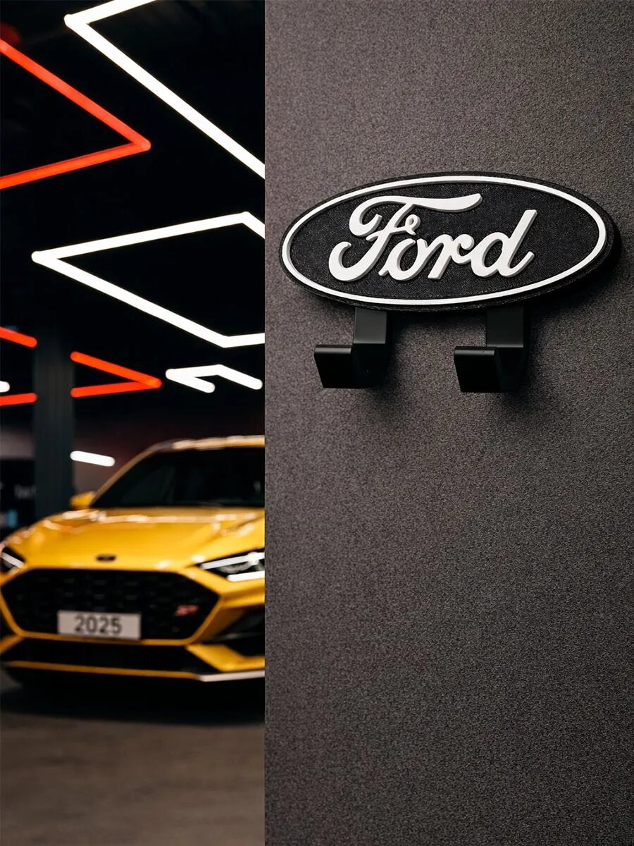 Ключница Ford 3D настенная, держатель для ключей