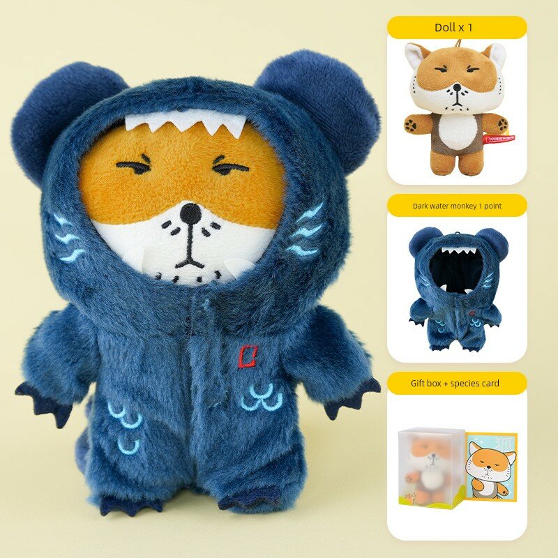 Набор плюшевой игрушки Фокс Директор с дизайном черного водяного мартышки, официальная коллекционная мягкая игрушка