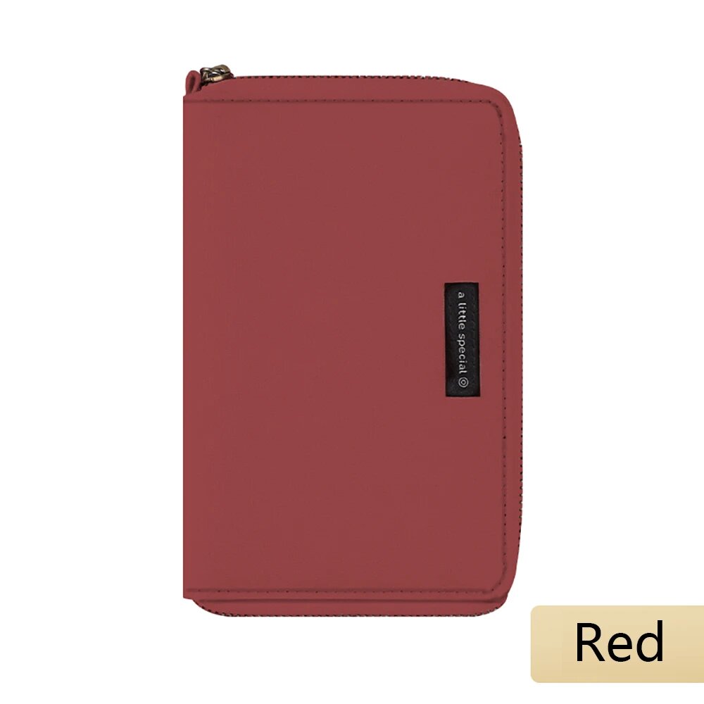 Пенал KOKUYO Однометровый Бордовый, Red