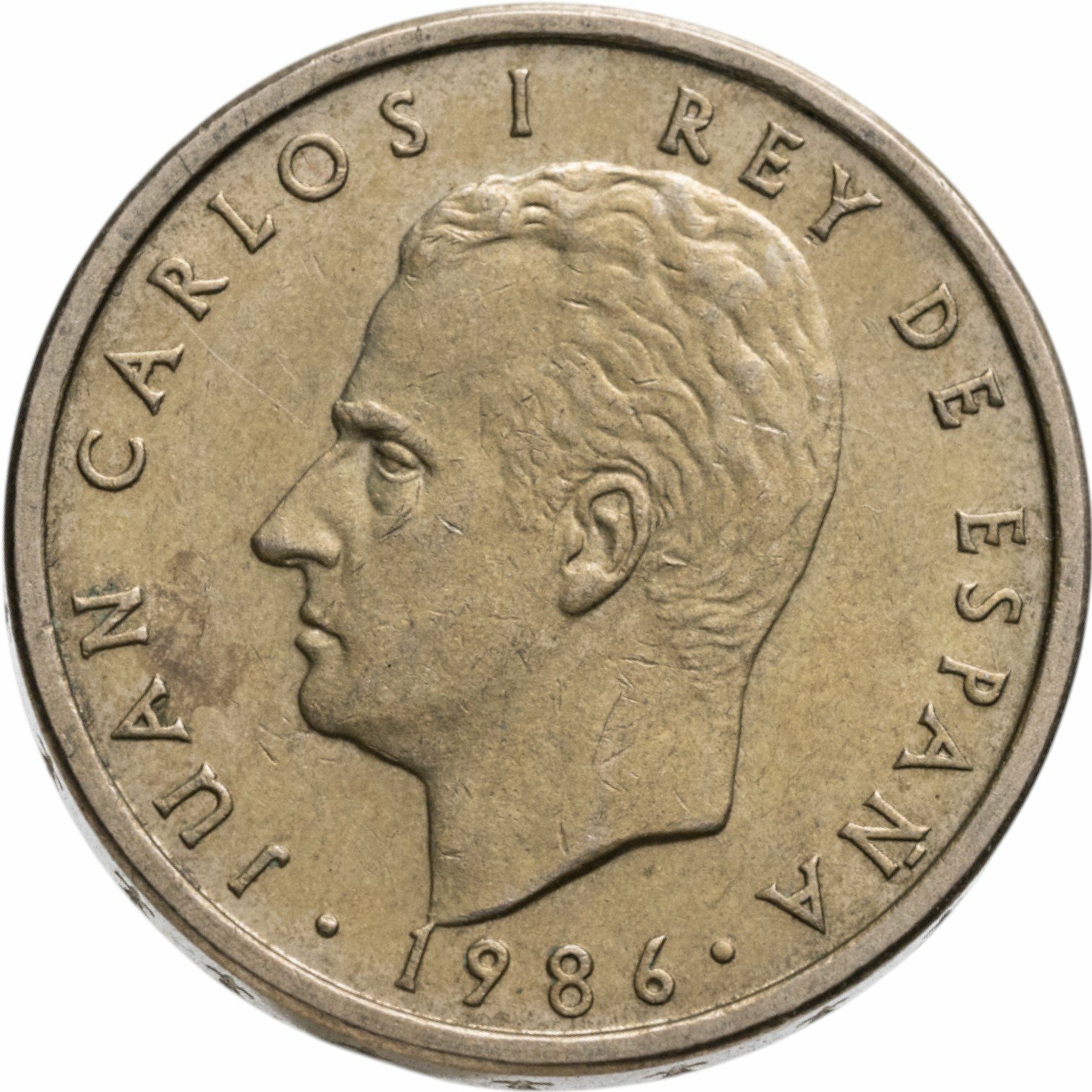 Испания 100 песет pesetas 1986, Бронза, в сохранности XF