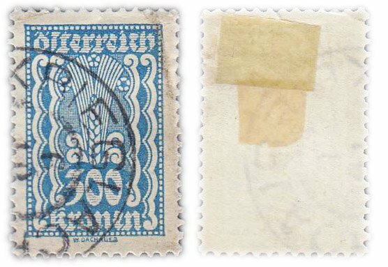 Австрия 300 крон Почтовая марка 1922