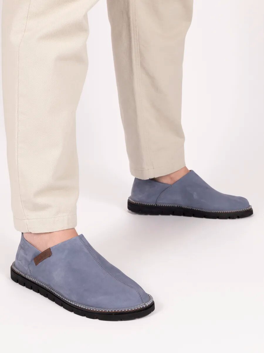 Туфли Босоногие сабо кожаные 