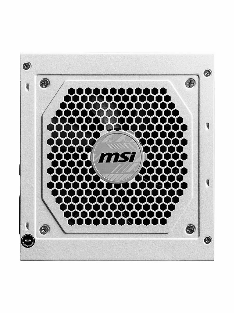 Блок питания MSI MAG A850GL PCIE5 WHITE, 850W, (306-7ZP8A24-CE0) белый, 80+ Gold, ATX 3.0