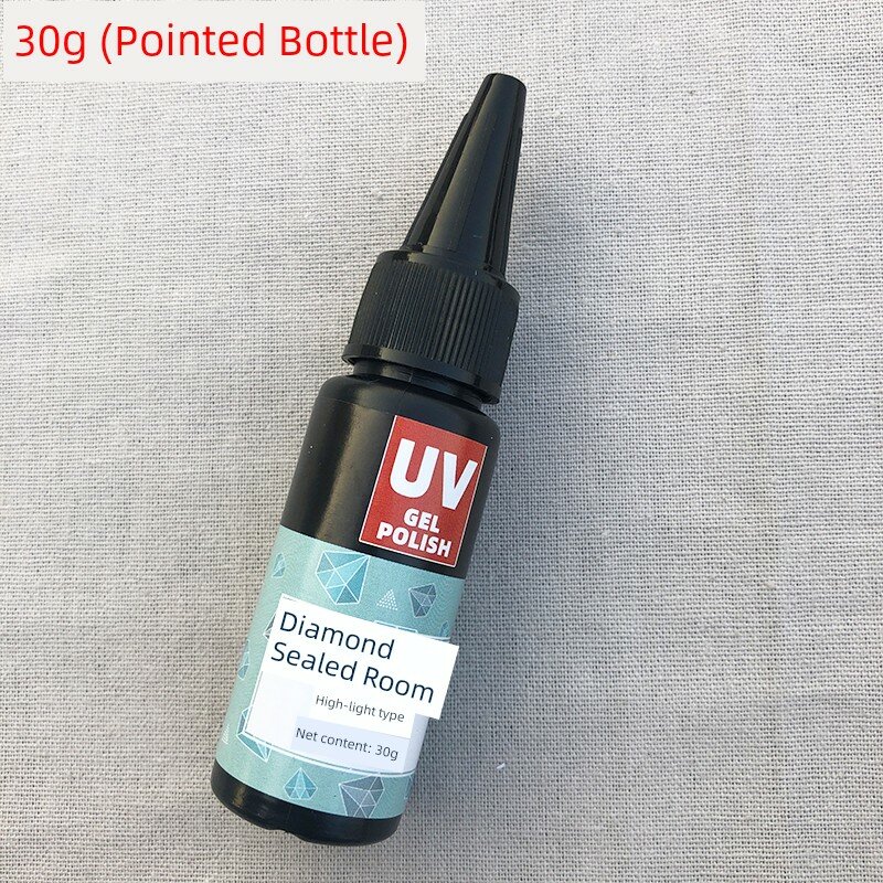 30 г алмазного закрепляющего лака для рукоделия, 1 бутылка для брелоков и табличек