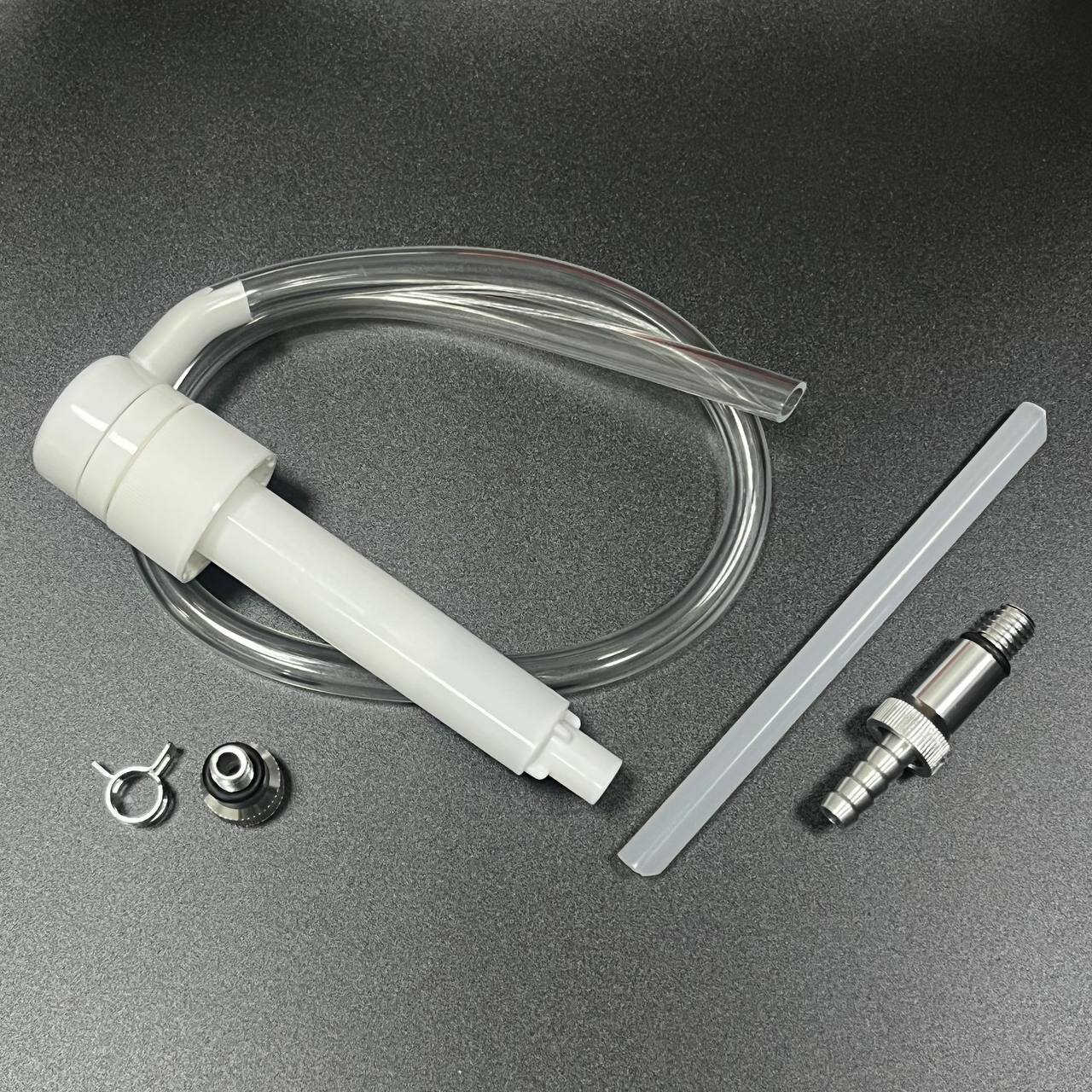 Насос ручной для замены масла в редукторе Yamaha/Suzuki/Tohatsu, металлический адаптер