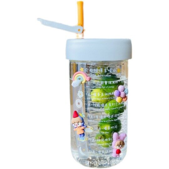 Стакан для сухих и жидких напитов, летний стакан для воды, простой стакан для фруктов, большой объем с ситечком для