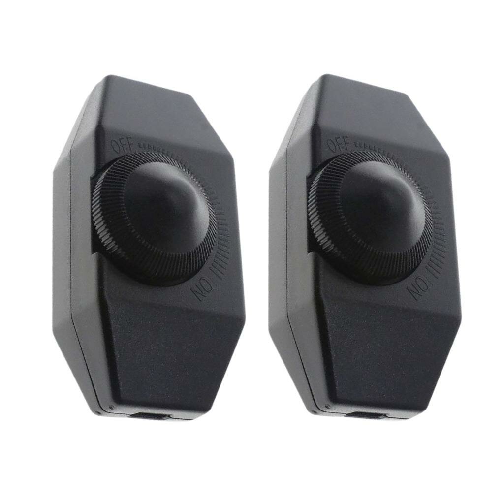 Набор из 2 светодиодных диммеров с регулировкой, Черный