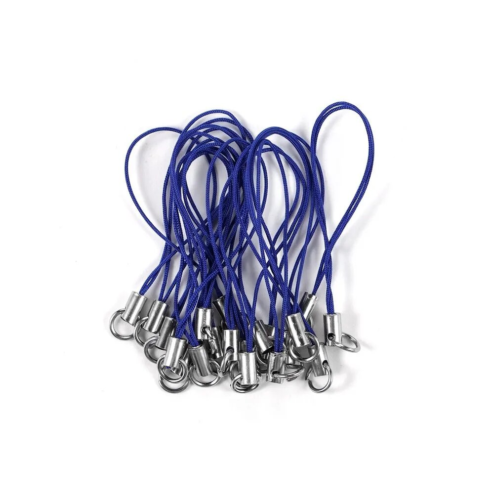 Шнурок для флешки, брелков, микс с кольцом 20 шт