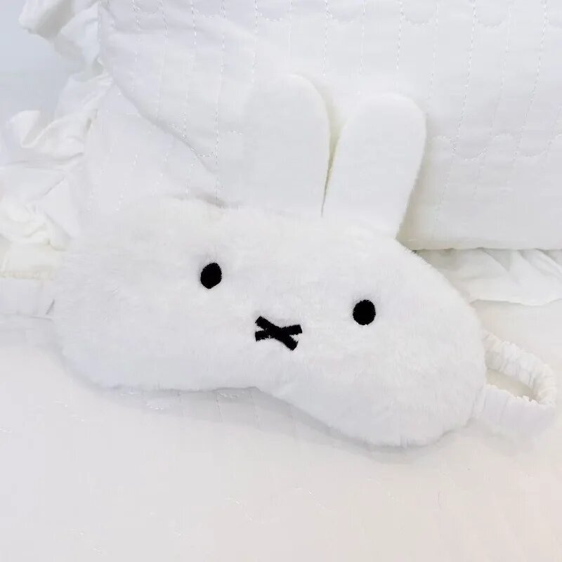 Маска для сна Miffy, удобное украшение для дома, допамин, креативная светоблокирующая маска для сна, аксессуары в стиле аниме, подарки