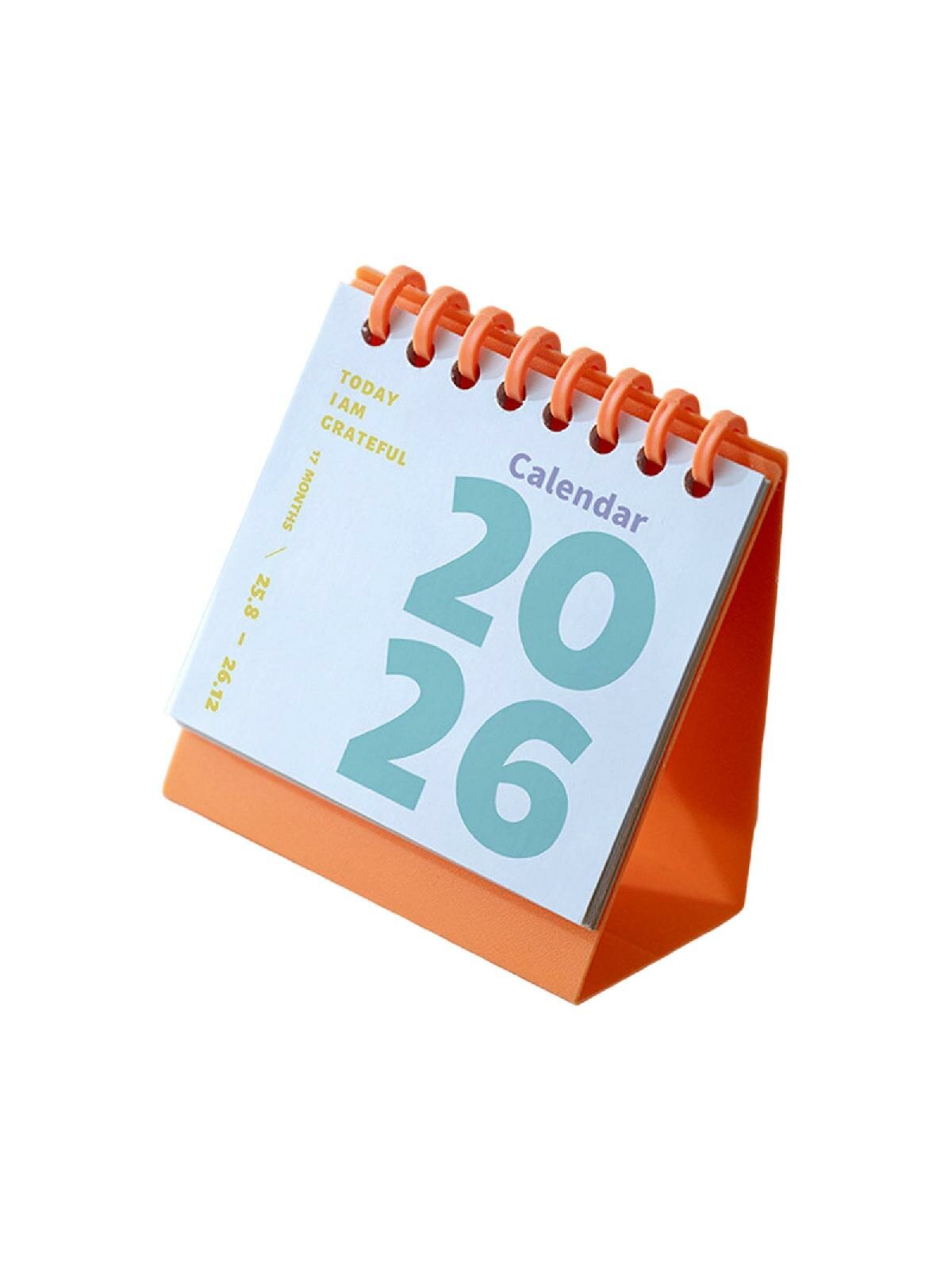 Маленький настольный календарь на 2026 год на 12 месяцев с января 2026 по декабрь 2026 года для Office