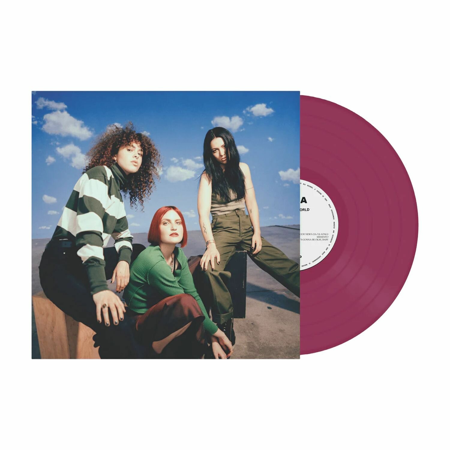 Виниловая пластинка Muna - Saves The World, Vinyl, LP, Album, Limited Edition, Repress, Dark Raspberry