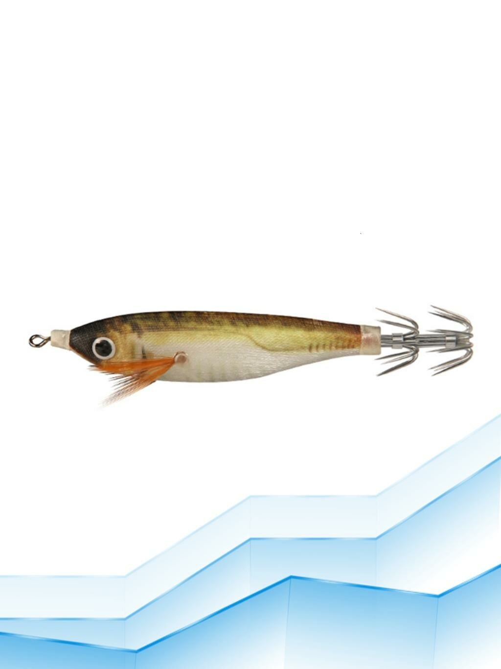 Приманка для рыбалки в виде кальмара 10 см, 10 г, ТипеЦ