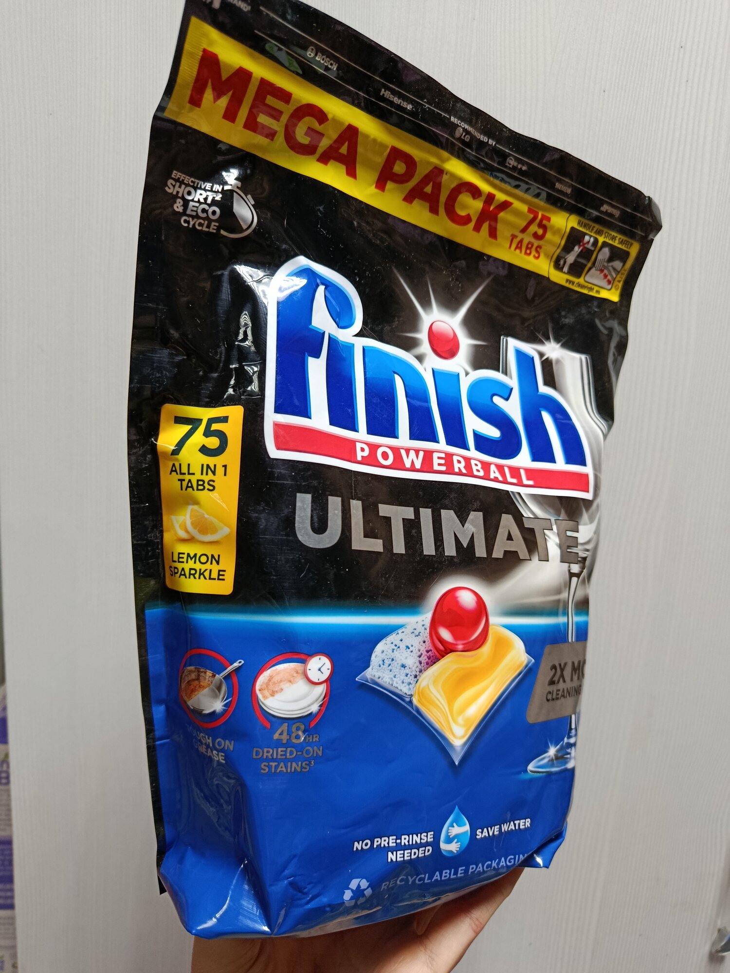 Таблетки Finish Ultimate All in 1 (упак:75шт) (3215667) для посудомоечных машин 3215667