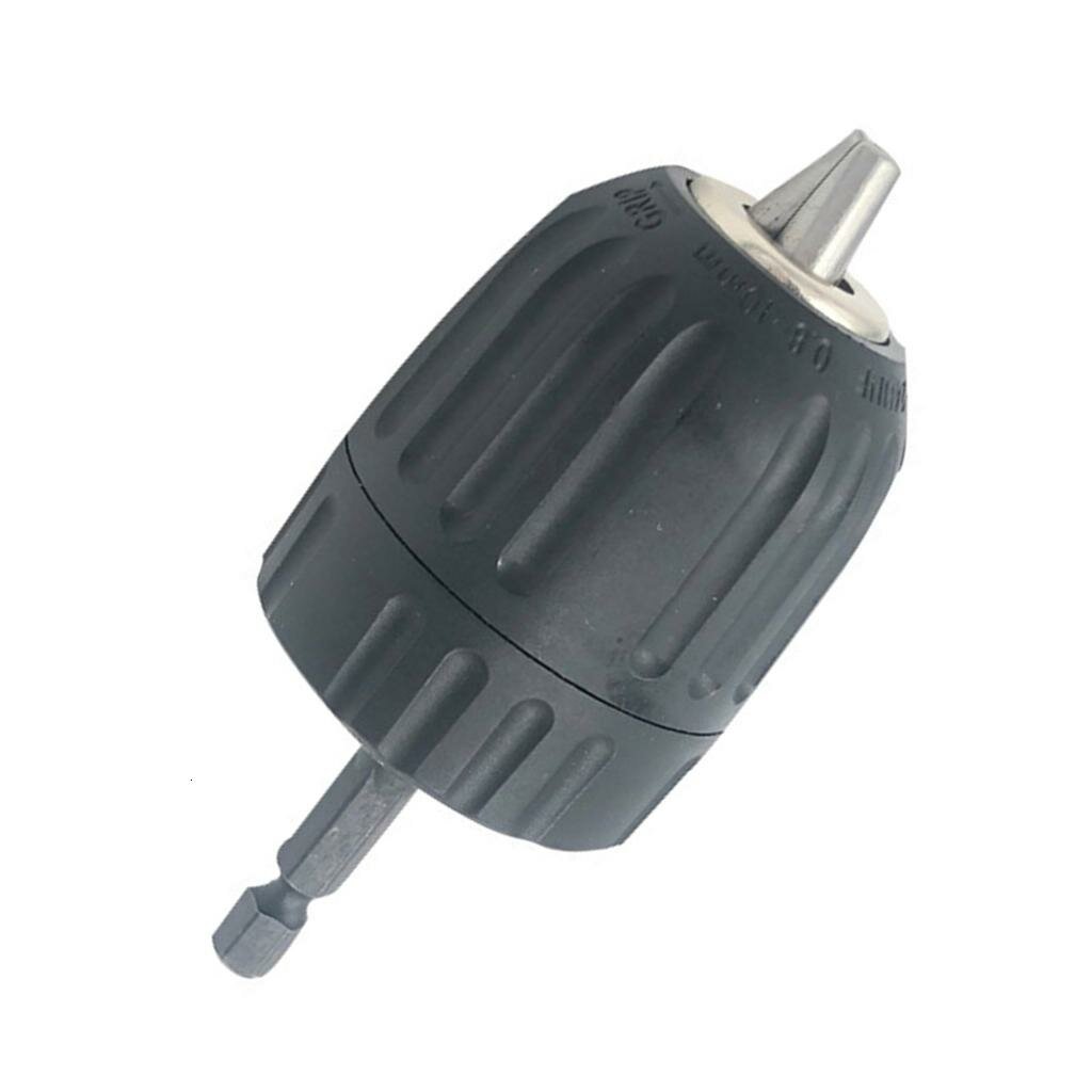 Сверхмощный адаптер-преобразователь сверлильных патронов с шестигранным хвостовиком для электроинструмента Не требуются гаечные ключи из материалов ABS Быстрое высвобождение