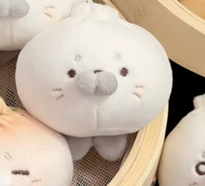 Милый кулон с тюленем, очаровательный плюшевый питомец, маленький тюлень, ручная работа, океанский защитник, реалистичная плюшевая игрушка-кукла