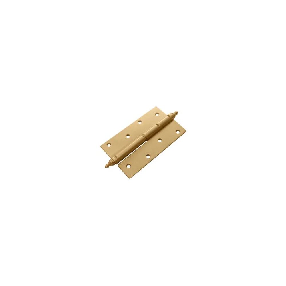 Петля DOMART ПН-120 с фигурным запятником, правая золото 4607111623300, накладная стальная петля