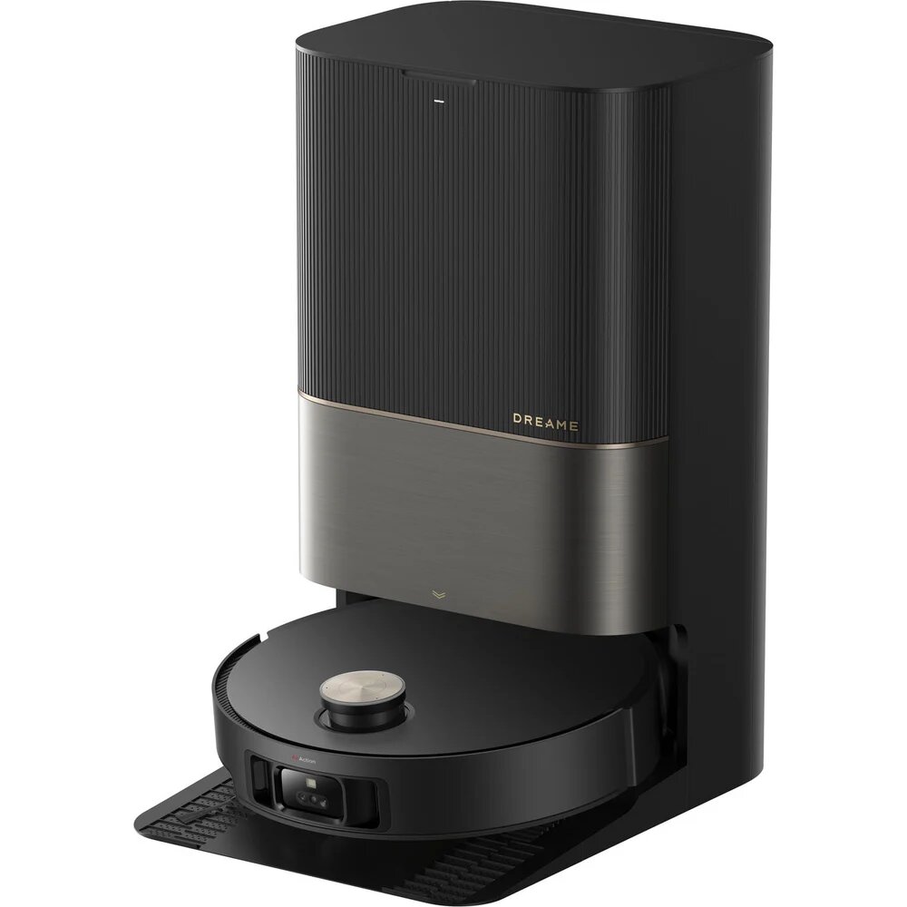 Робот‑пылесос DREAME X50 Ultra Complete Black RLX85CE‑4 с LDS‑датчиком, HEPA‑фильтром тонкой очистки и Wi‑Fi управлением