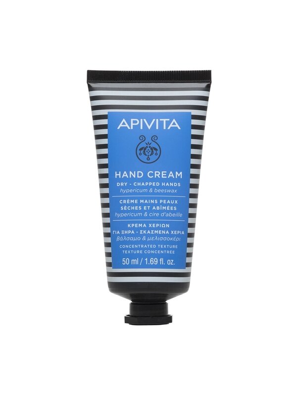 Apivita Крем для рук со Зверобоем и Пчелиным воском Hand Cream Dry - Chapped Hands, 50 мл
