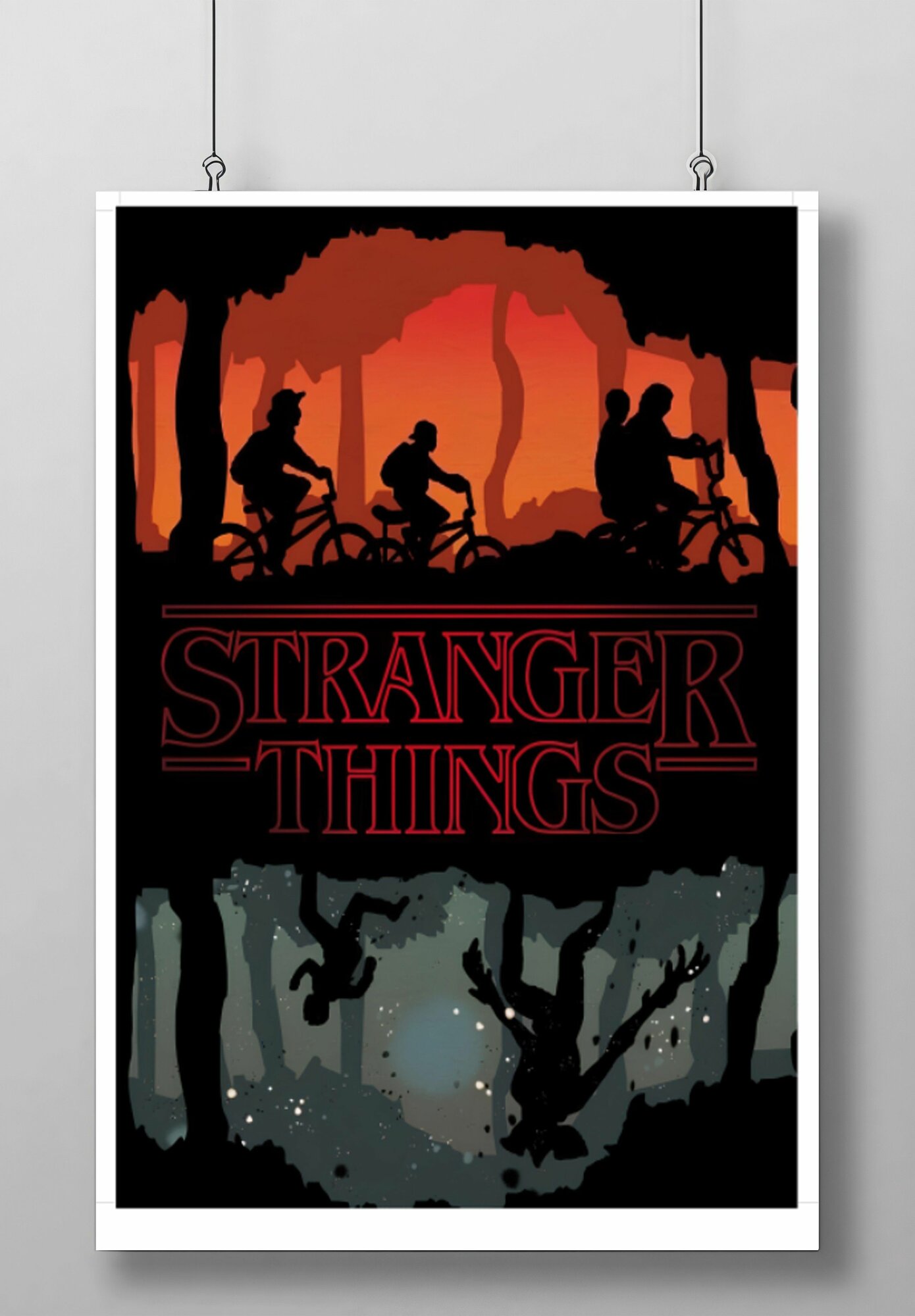 Постер / Плакат Очень Странные Дела (Stranger Things) ОСД