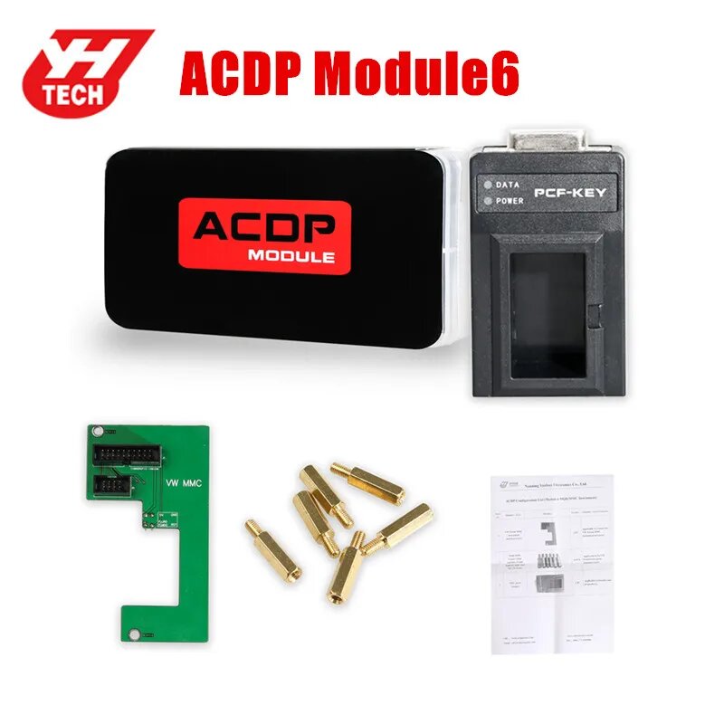 Yanhua Mini ACDP Module6 MQB/MMC Master Instrument/Refresh с новым адаптером PCF Key и лицензией A601