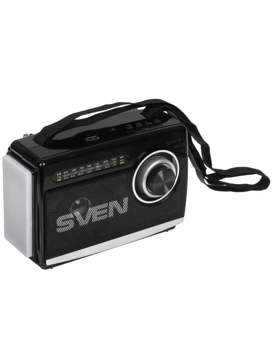 Радио АС SRP-155 чёрный 3 Вт Bluetooth FM/AM/SW USB microSD