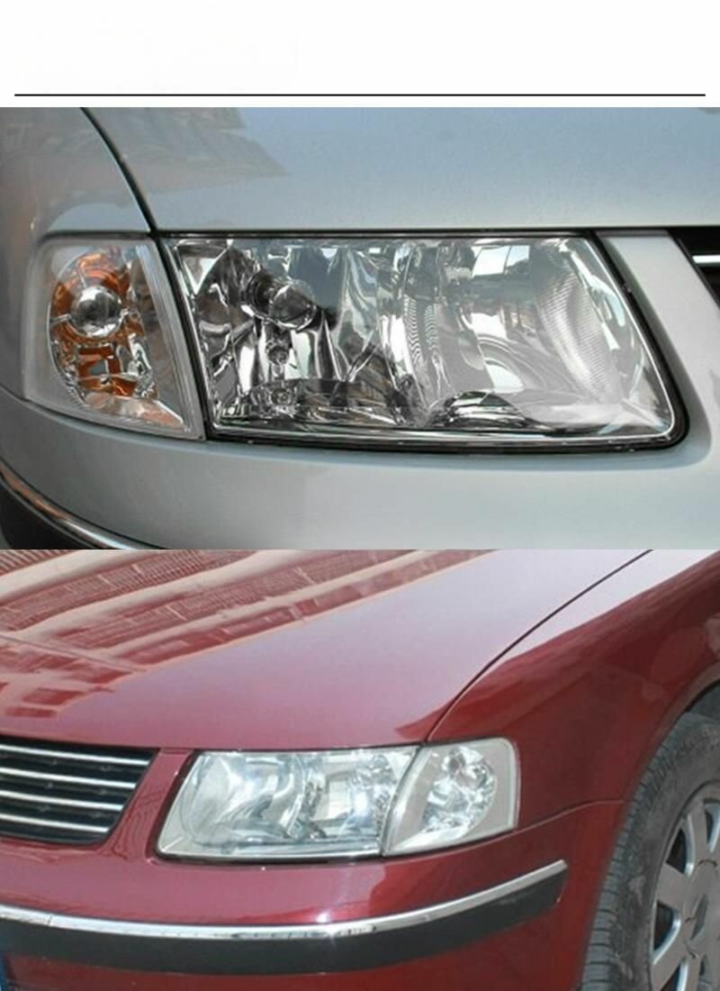 Стекло фары для Volkswagen Passat B5 (1996-2000), стекло левой и правой фары — замена повреждённого элемента