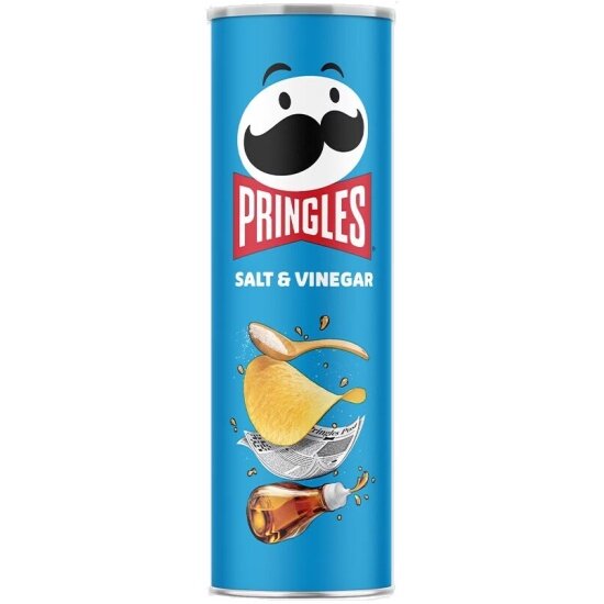 Картофельные чипсы Pringles Salt & Vinegar (соль и уксус) 165 г