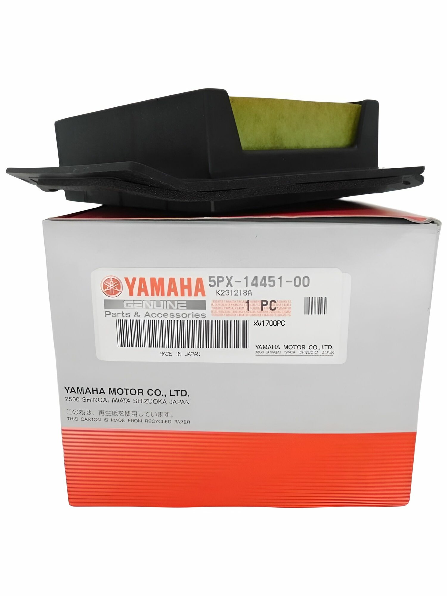 Фильтр воздушный оригинал YAMAHA XV1700 WARRIOR 5PX1445100