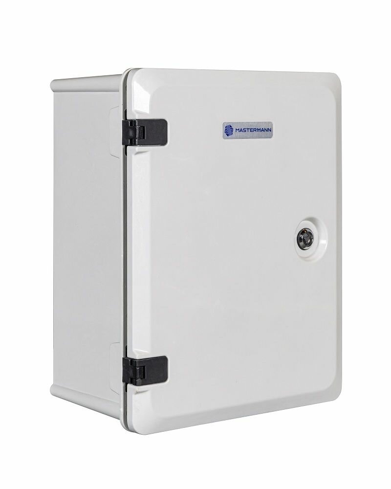 Шкаф монтажный Mastermann композитный, степень защиты IP66, IK10, габариты 290x390x190 мм