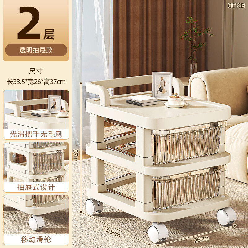 Стеллаж для хранения на колесиках, закуски, детские принадлежности, игрушки, напольный шкаф для хранения в гостиной, мобильный ящик для дома