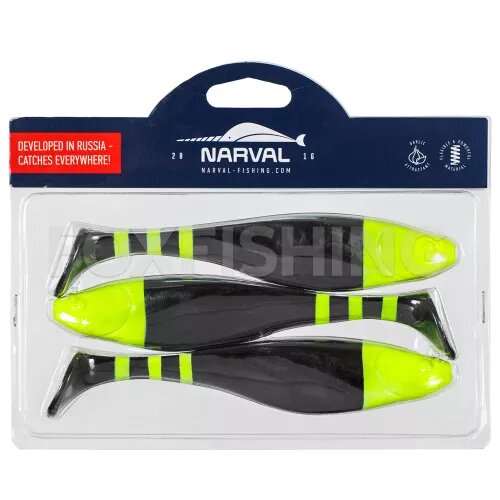Силиконовая приманка Narval Commander Shad 14cm #030 3шт.