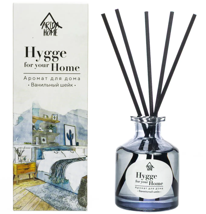 Диффузор Arida Home Hygge Home Ванильный шейк 50 мл