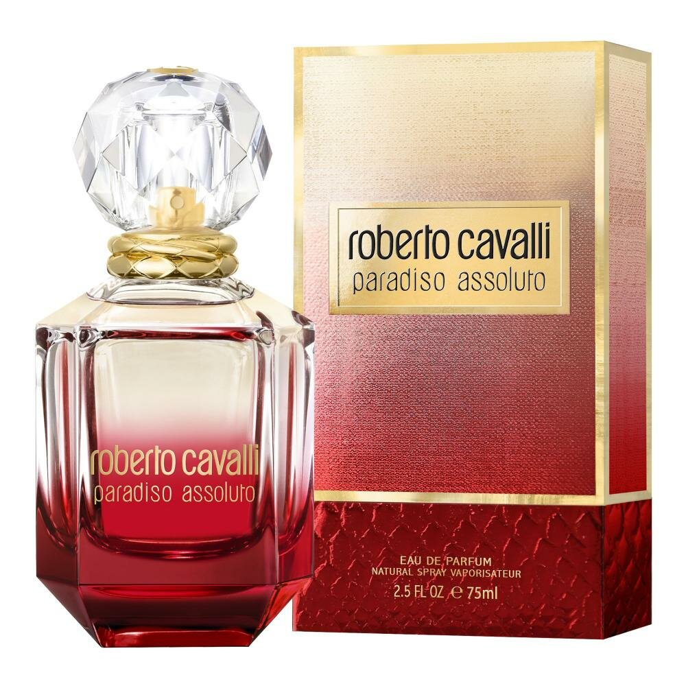 Roberto Cavalli Paradiso Assoluto парфюмерная вода 75 мл, аромат для женщин