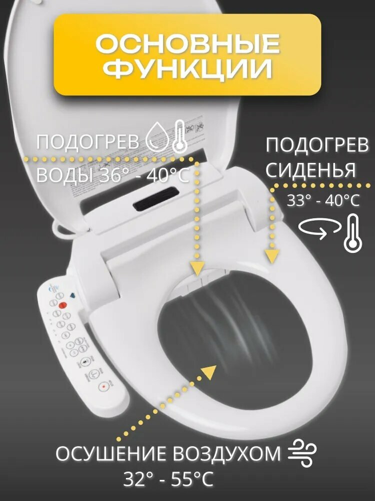 Крышка-биде для унитаза./ — фото 1