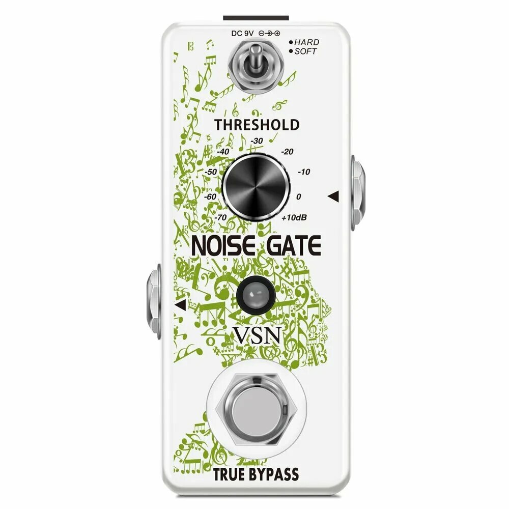VSN LEF-319 NOISE GATE Шумоубийственный эффект гитары эффект педали истинного обходного полного металлического корпуса